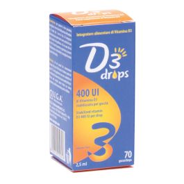 D3 DROPS 400 UI FLACONCINO 2,5 ML | Econviene.it