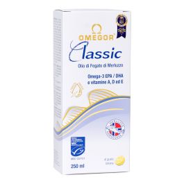 OMEGOR CLASSIC OLIO DI FEGATO DI MERLUZZO 250 ML | Econviene.it
